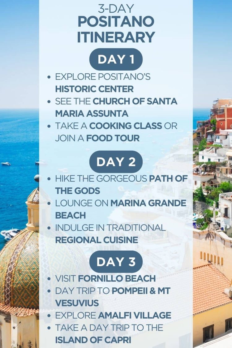 The Perfect 1, 2 or 3 Days in Positano Itinerary - The World Was Here First