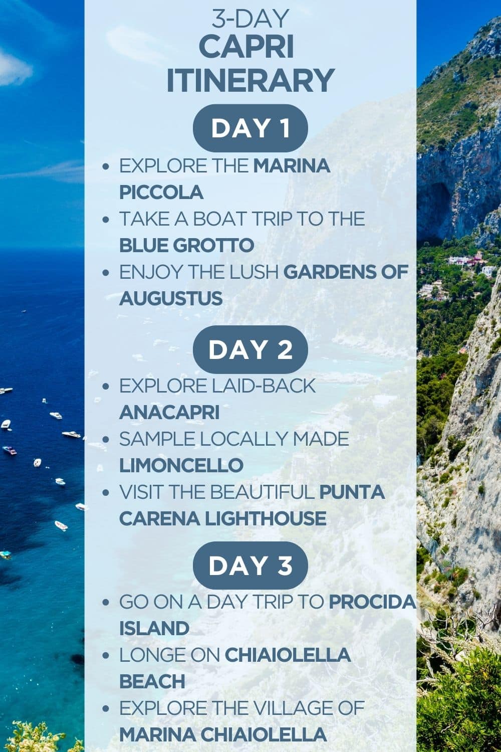 The Perfect 2 to 3 Days on Capri Itinerary - The World Was Here First