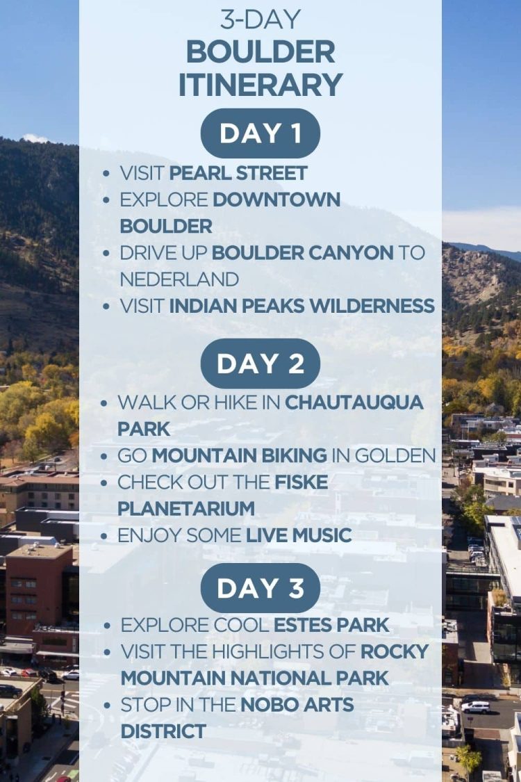 The Perfect 1, 2 or 3 Days in Boulder Itinerary - The World Was Here First