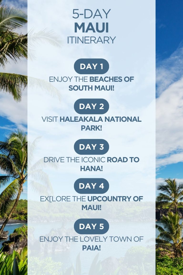 The Perfect 4 to 5 Days in Maui Itinerary - The World Was Here First