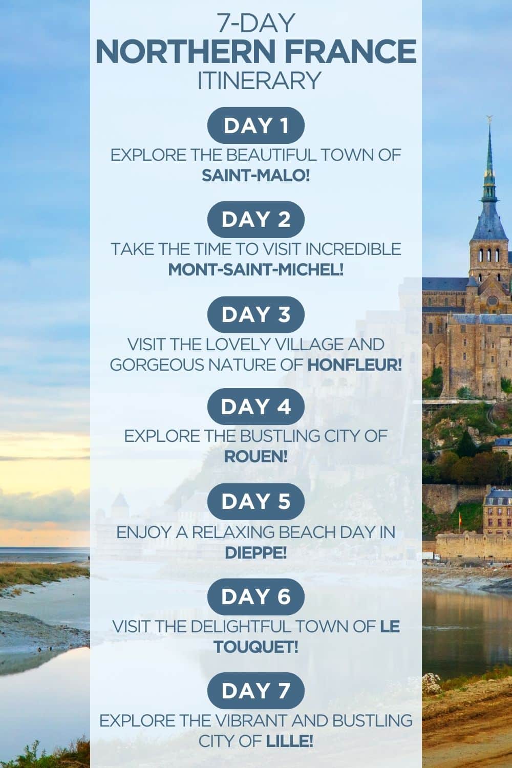 The Ultimate 5 to 7 Days in Northern France Itinerary - The World Was ...