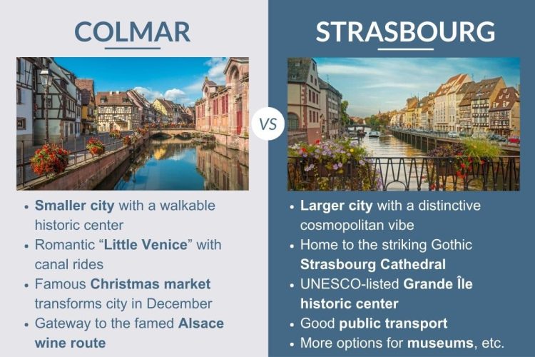 Colmar or Strasbourg: Which City to Visit? - The World Was Here First