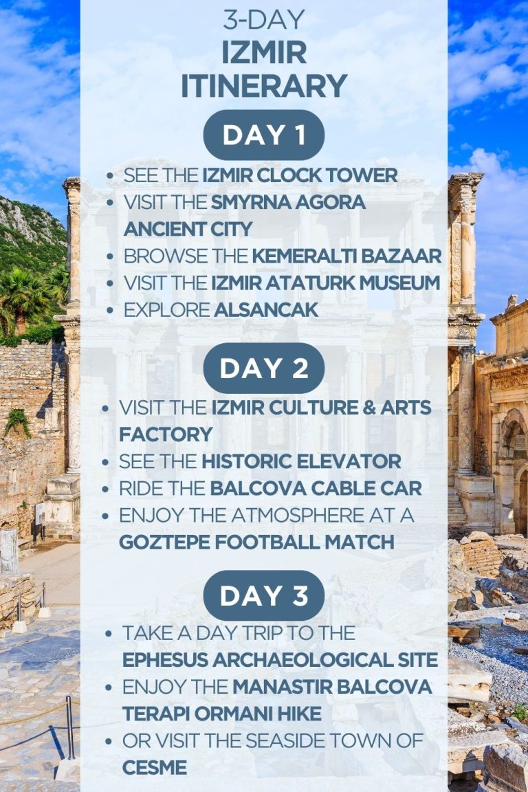 The Perfect 1, 2 or 3 Days in Izmir Itinerary - The World Was Here First