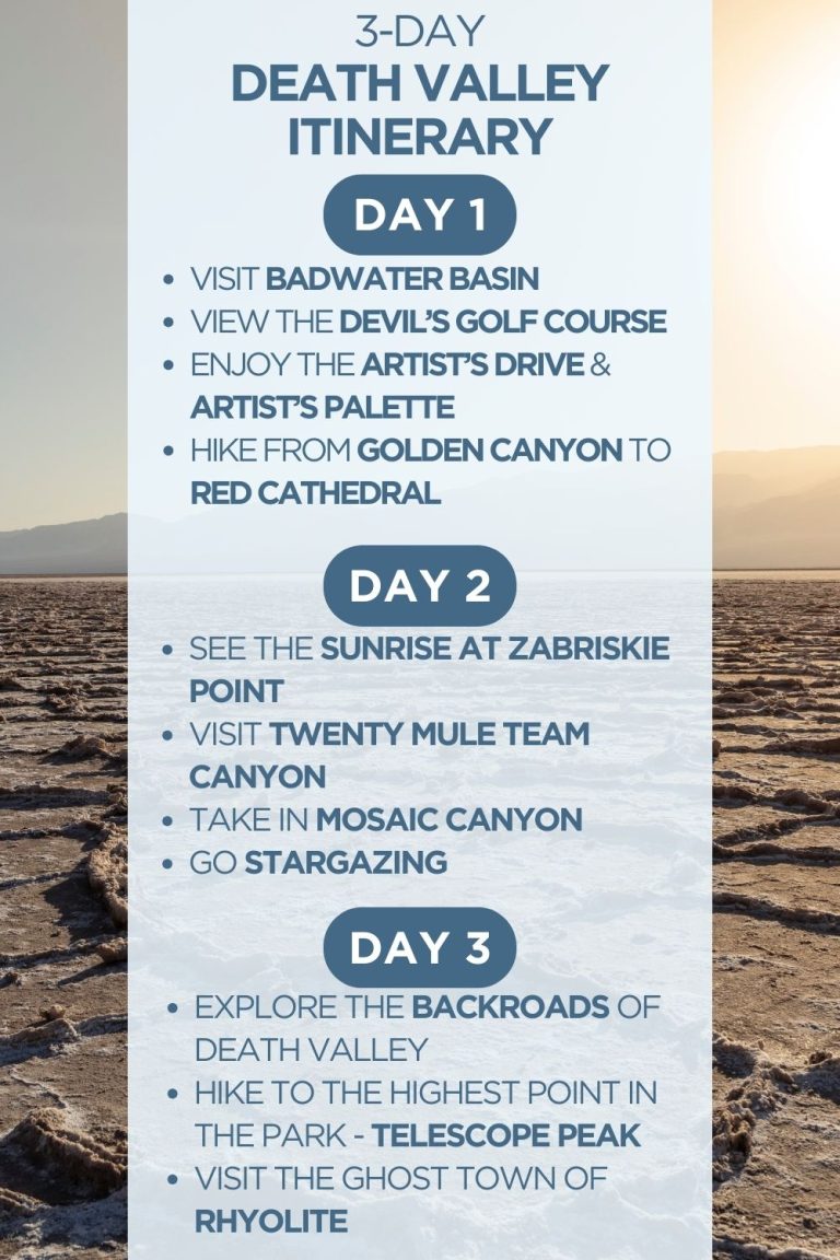 The Ultimate 2 to 3 Days in Death Valley Itinerary - The World Was Here ...