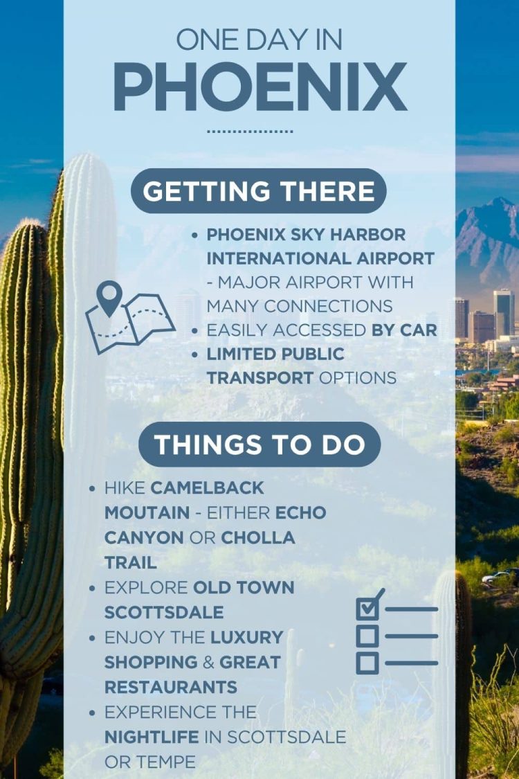 The Perfect One Day in Phoenix Itinerary - The World Was Here First